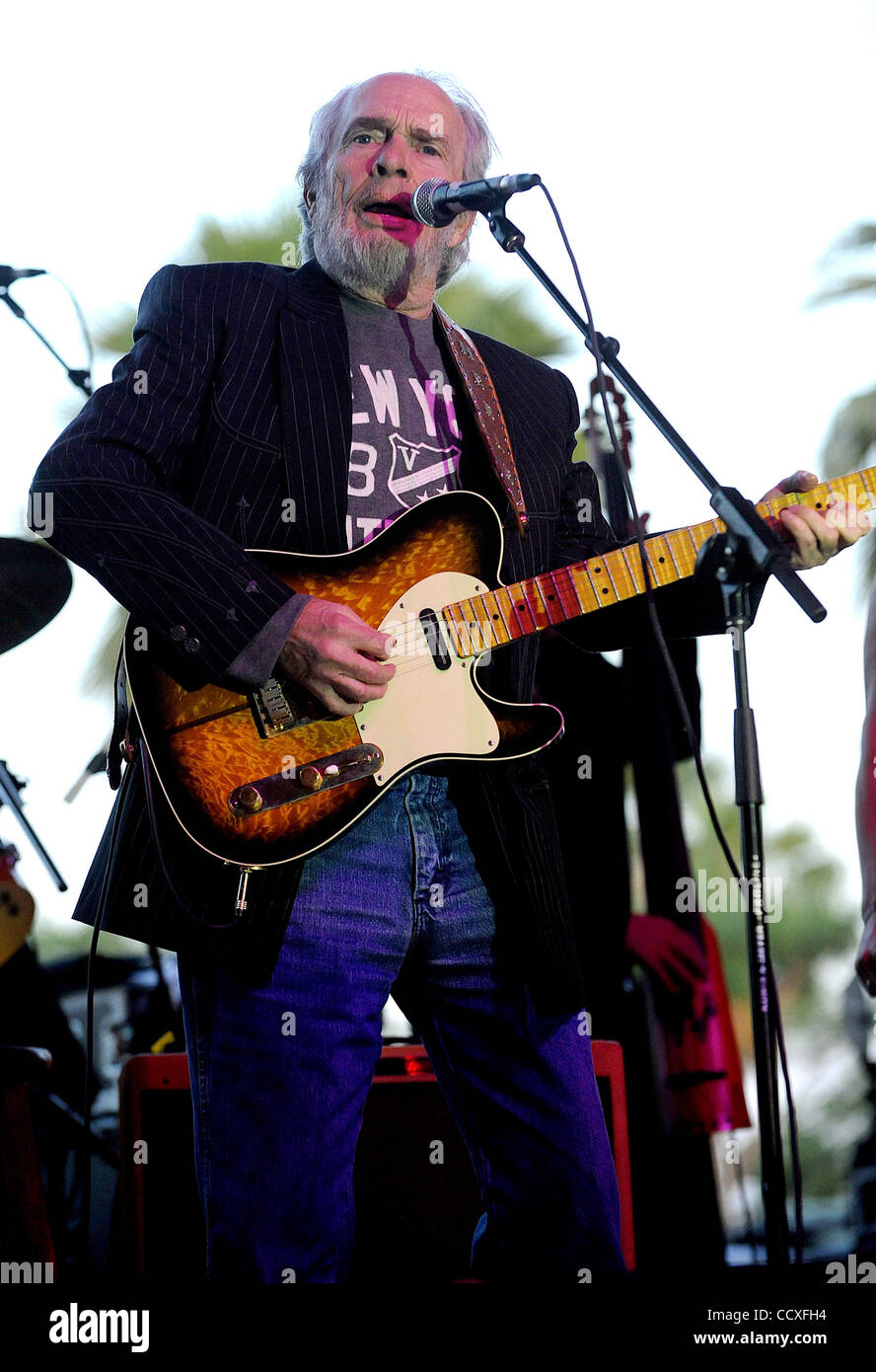 Apr 24, 2010 - Indio, California; USA - Musician MERLE HAGGARD performs ...