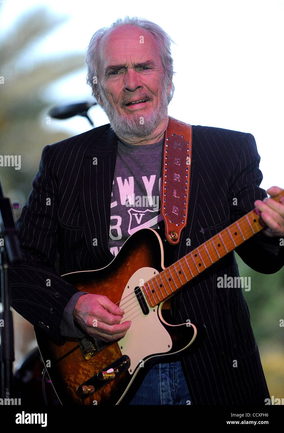 Apr 24, 2010 - Indio, California; USA - Musician MERLE HAGGARD performs ...