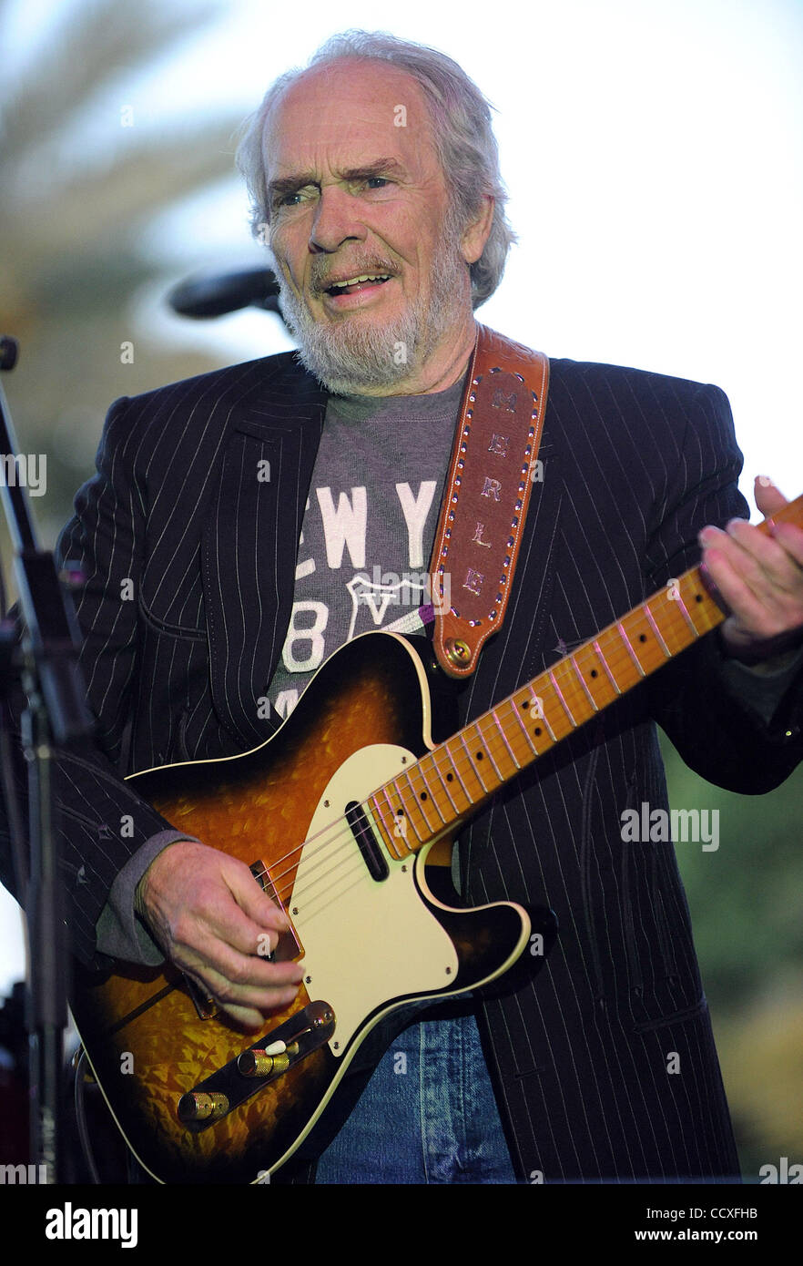 Apr 24, 2010 - Indio, California; USA - Musician MERLE HAGGARD performs ...