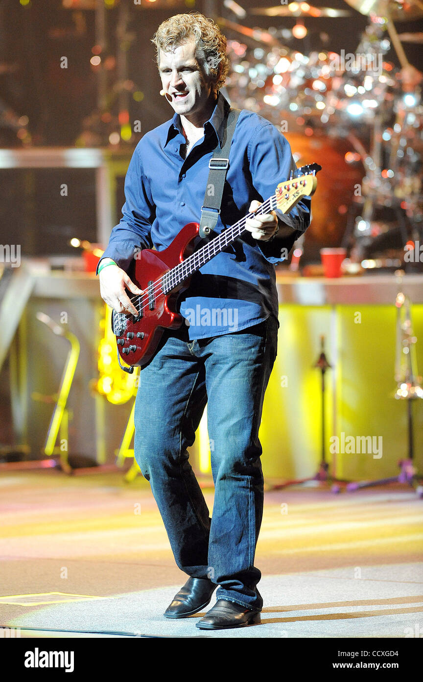 May 18, 2010 - Durham, North Carolina; USA - Bass Guitarist JASON ...