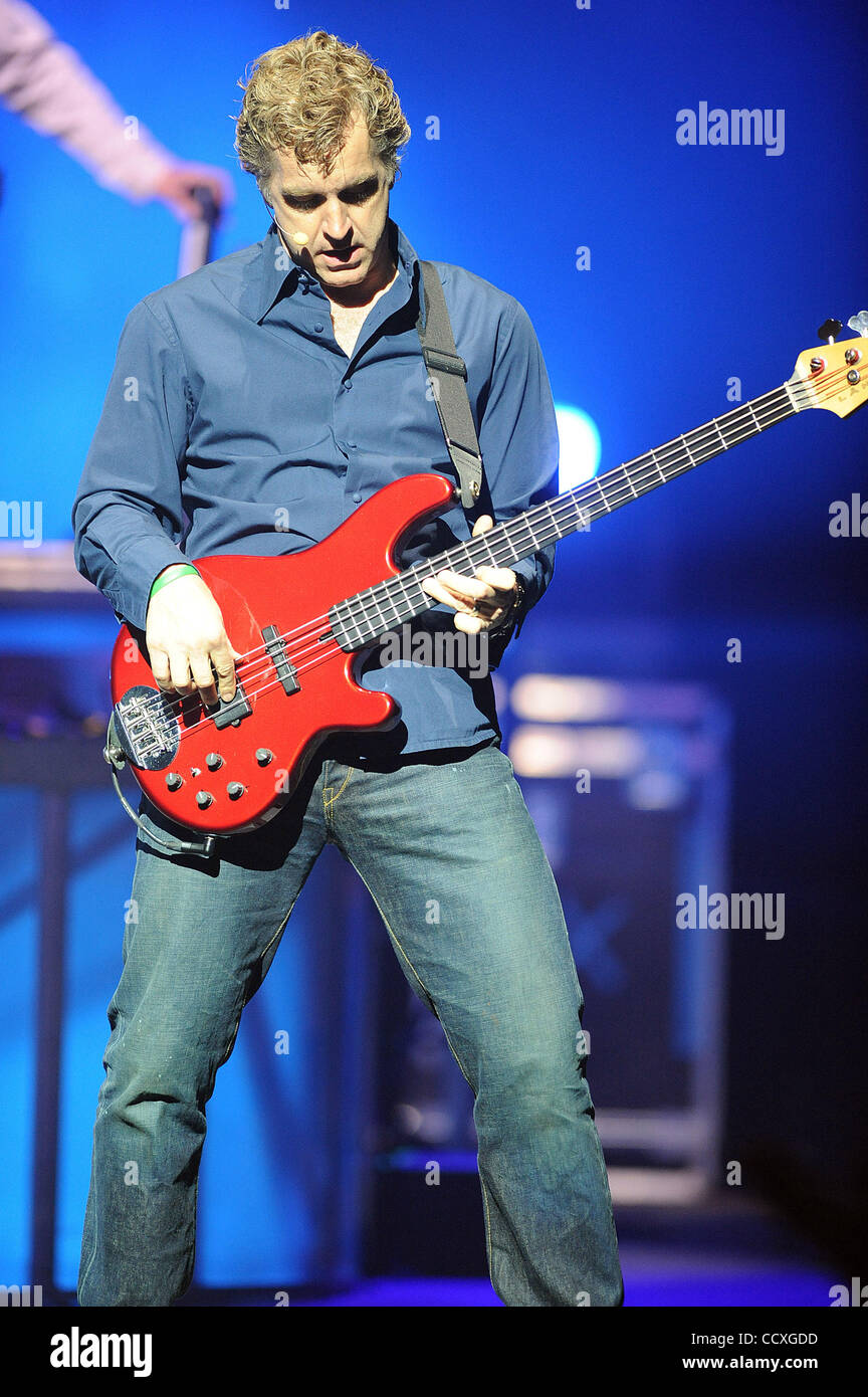 May 18, 2010 - Durham, North Carolina; USA - Bass Guitarist JASON ...