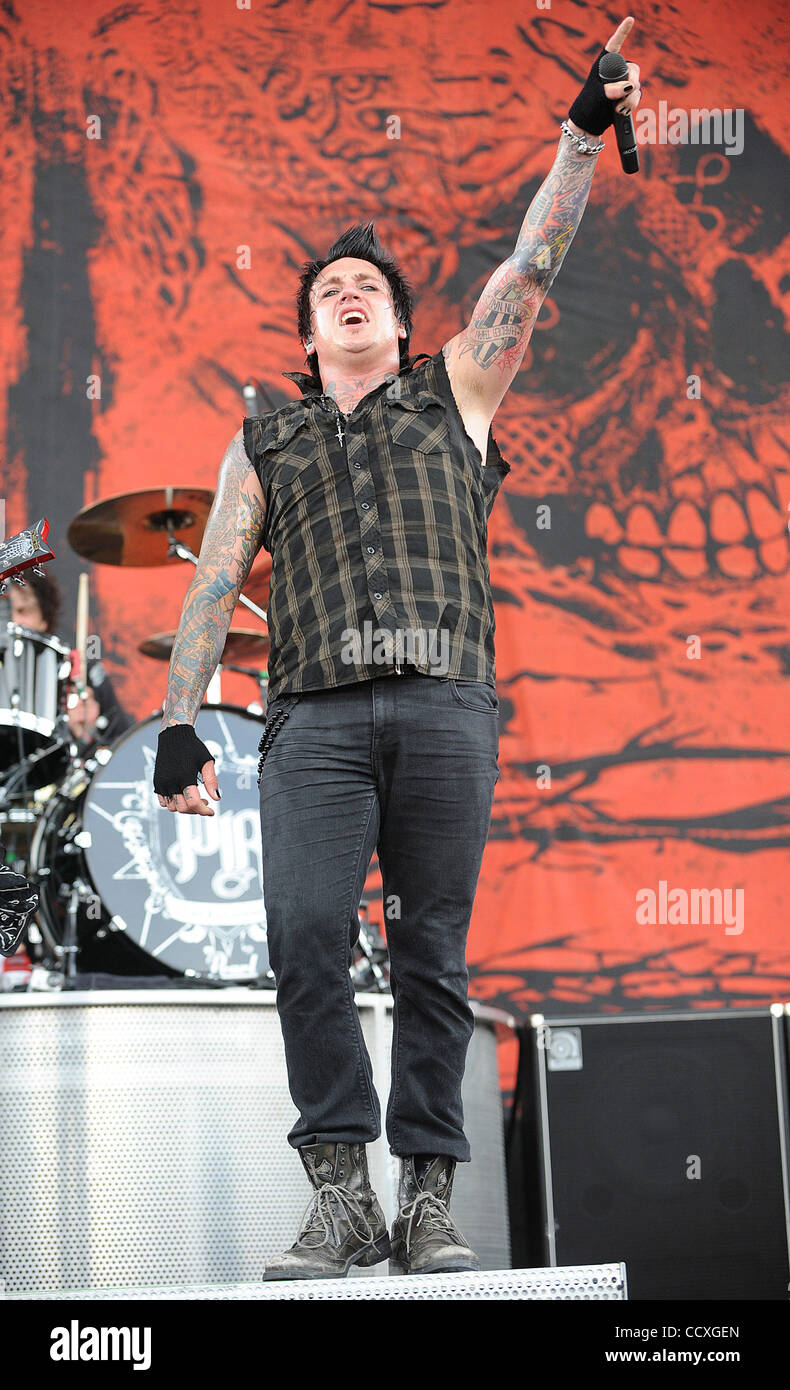 May 22, 2010 - Columbus, Ohio; USA - Singer JACOBY SHADDIX of the band ...