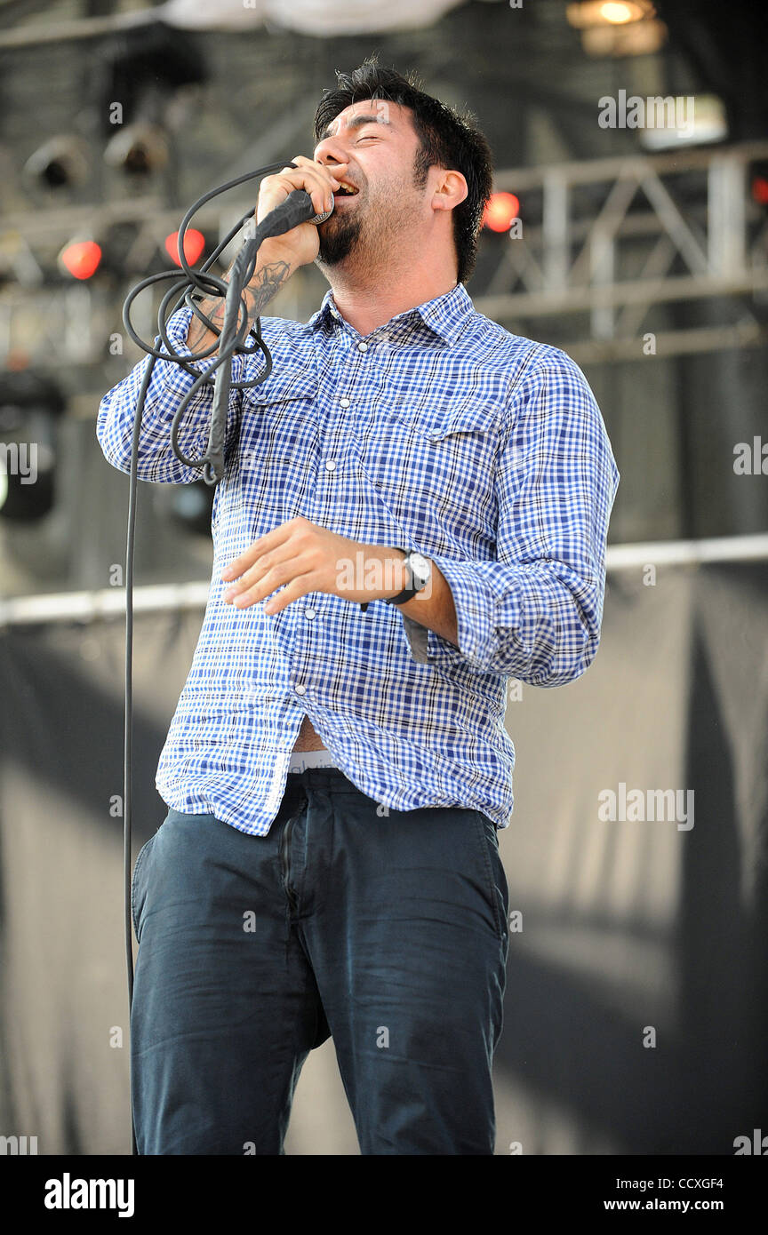 May 22, 2010 - Columbus, Ohio; USA - Singer CHINO MORENO of the band ...