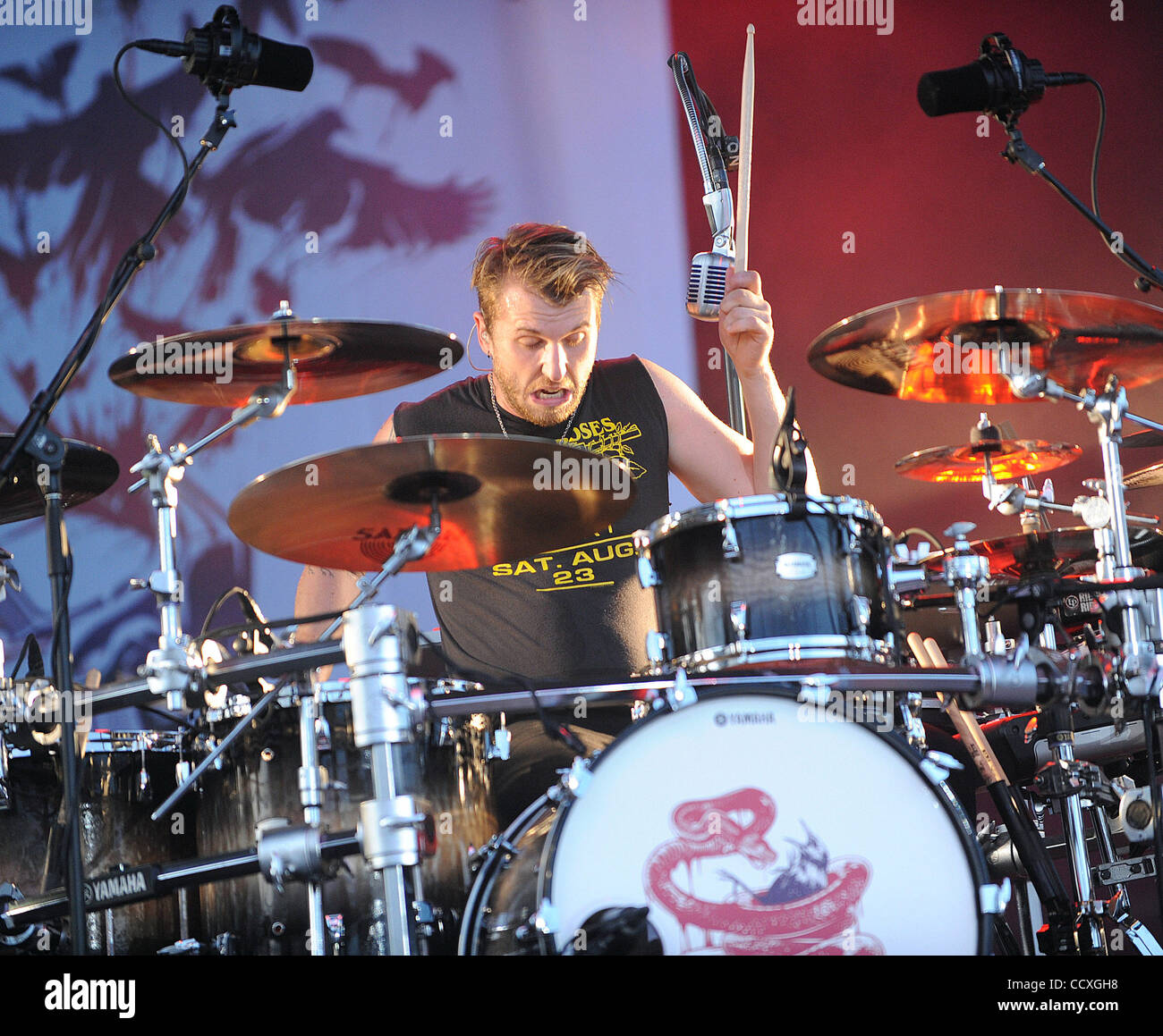 May 22, 2010 - Columbus, Ohio; USA - Drummer NEIL SANDERSON of the band ...