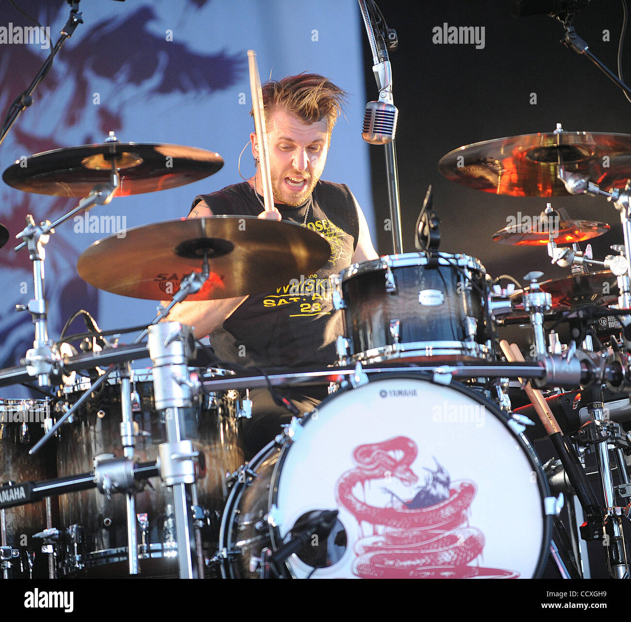 May 22, 2010 - Columbus, Ohio; USA - Drummer NEIL SANDERSON of the band ...