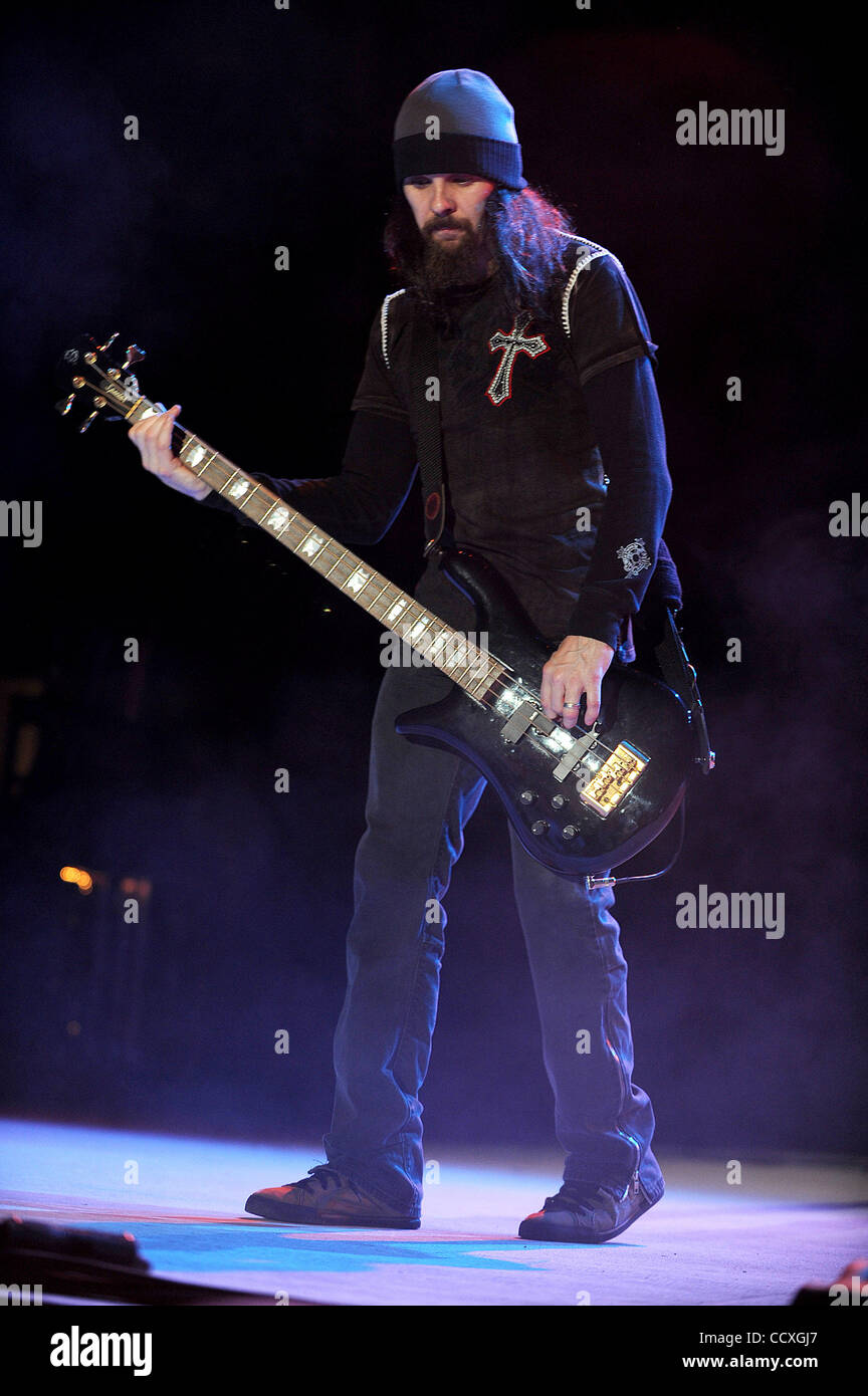 May 22, 2010 - Columbus, Ohio; USA - Bass Guitarist ROBBIE MERRILL of ...