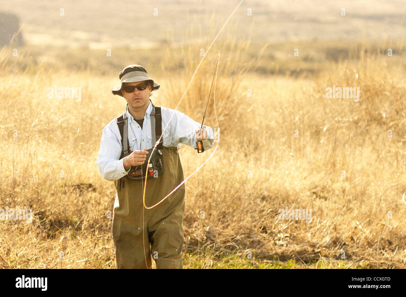 Mar. 07, 2010 - Tokio, Washington, USA - As the march brown hatch ...