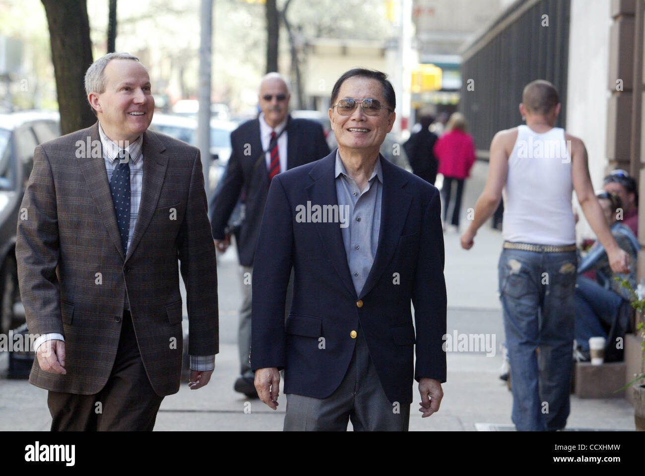 "Star Trek" actor George Takei(right) and his hudband, Brad Altman. NYC ...