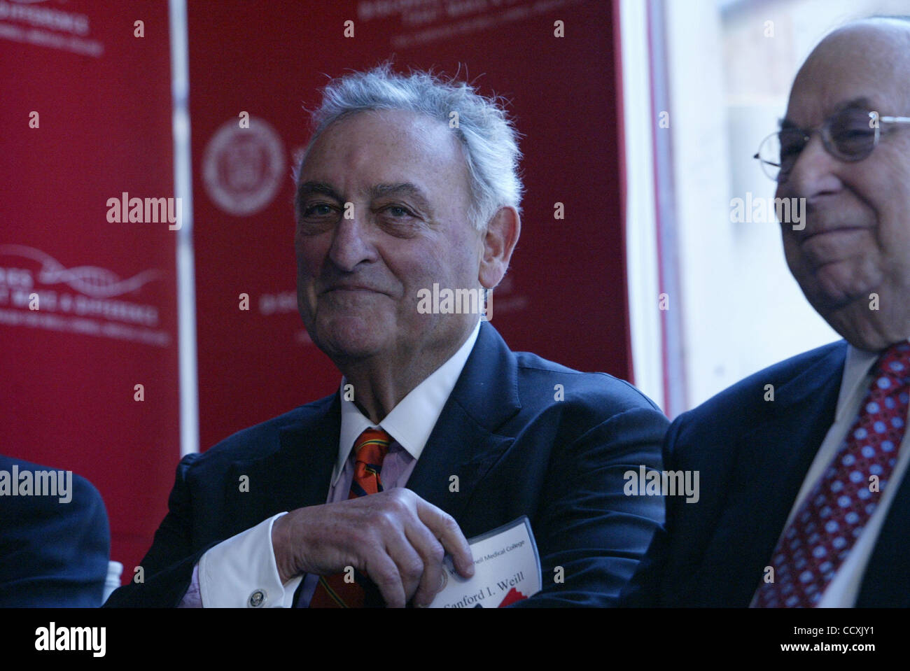 Sandy Weill was on hand at the Weill Cornell Medical College ...