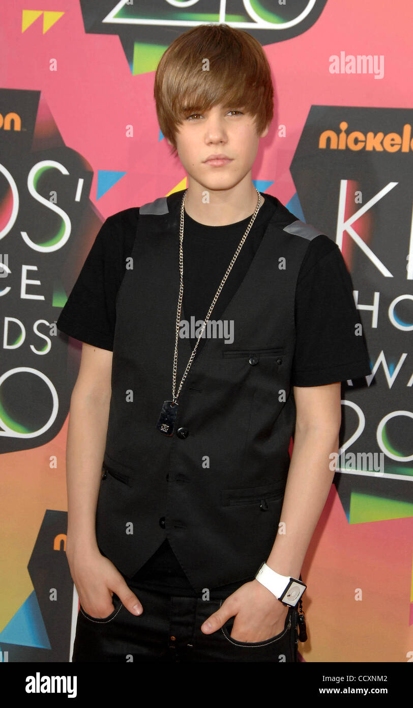 Mar. 26, 2010 - Los Angeles, California, United States - JUSTIN BIEBER ...
