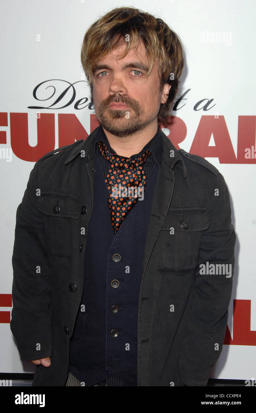 Apr. 12, 2010 - Los Angeles, California, U.S. - PETER DINKLAGE Attends ...