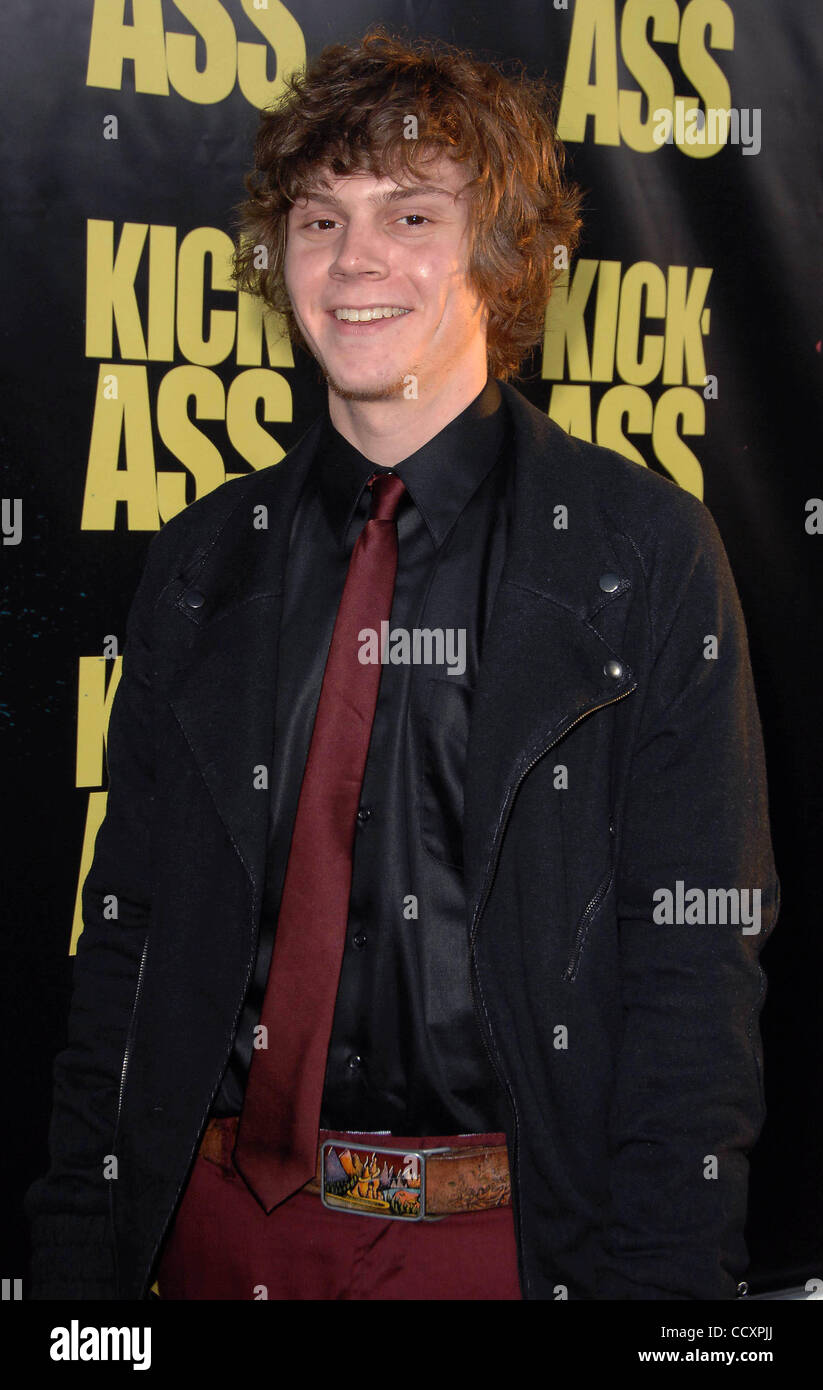 Apr. 13, 2010 - Los Angeles, California, U.S. - EVAN PETERS Attends The ...