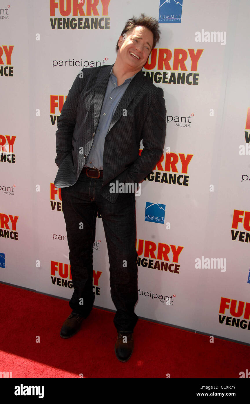 Apr. 18, 2010 - Los Angeles, California, U.S. - BRENDAN FRASER Attends ...
