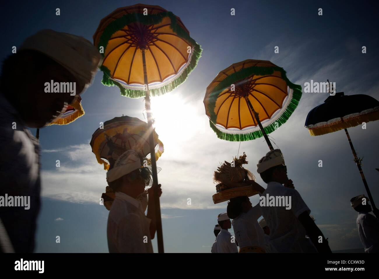 Mar. 13, 2010 - Denpasar, Bali, Indonesia - Several Balinese Hindu ...