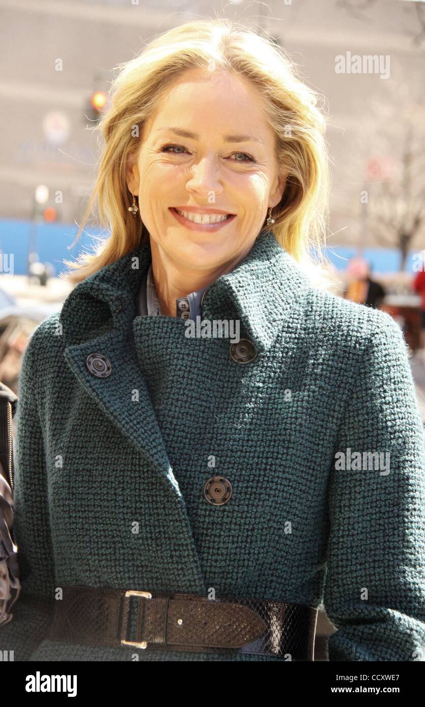 Mar 17, 2010 - New York, New York, USA - Actress SHARON STONE on the ...