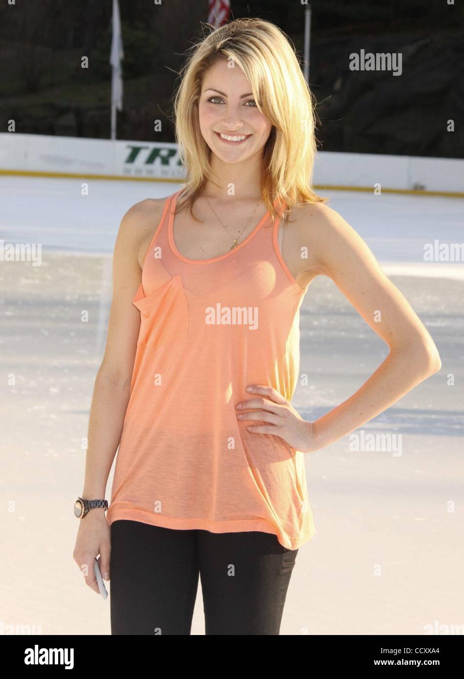 Apr 05, 2010 - New York, New York, USA - Ice skater TANITH BELBIN ...