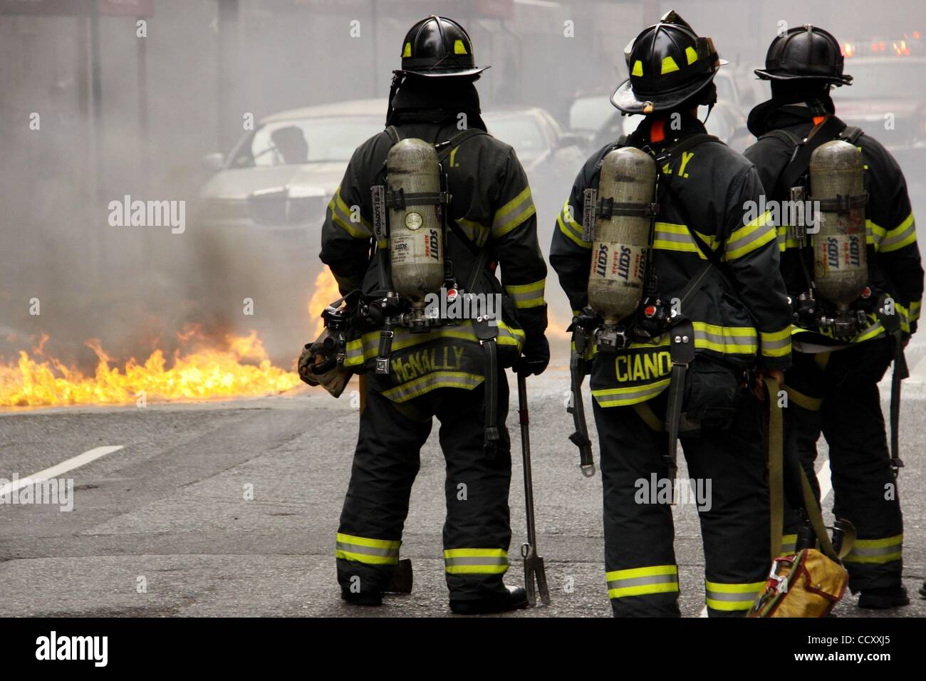 Apr 06, 2010 - New York, New York, USA - A view of a transformer fire ...