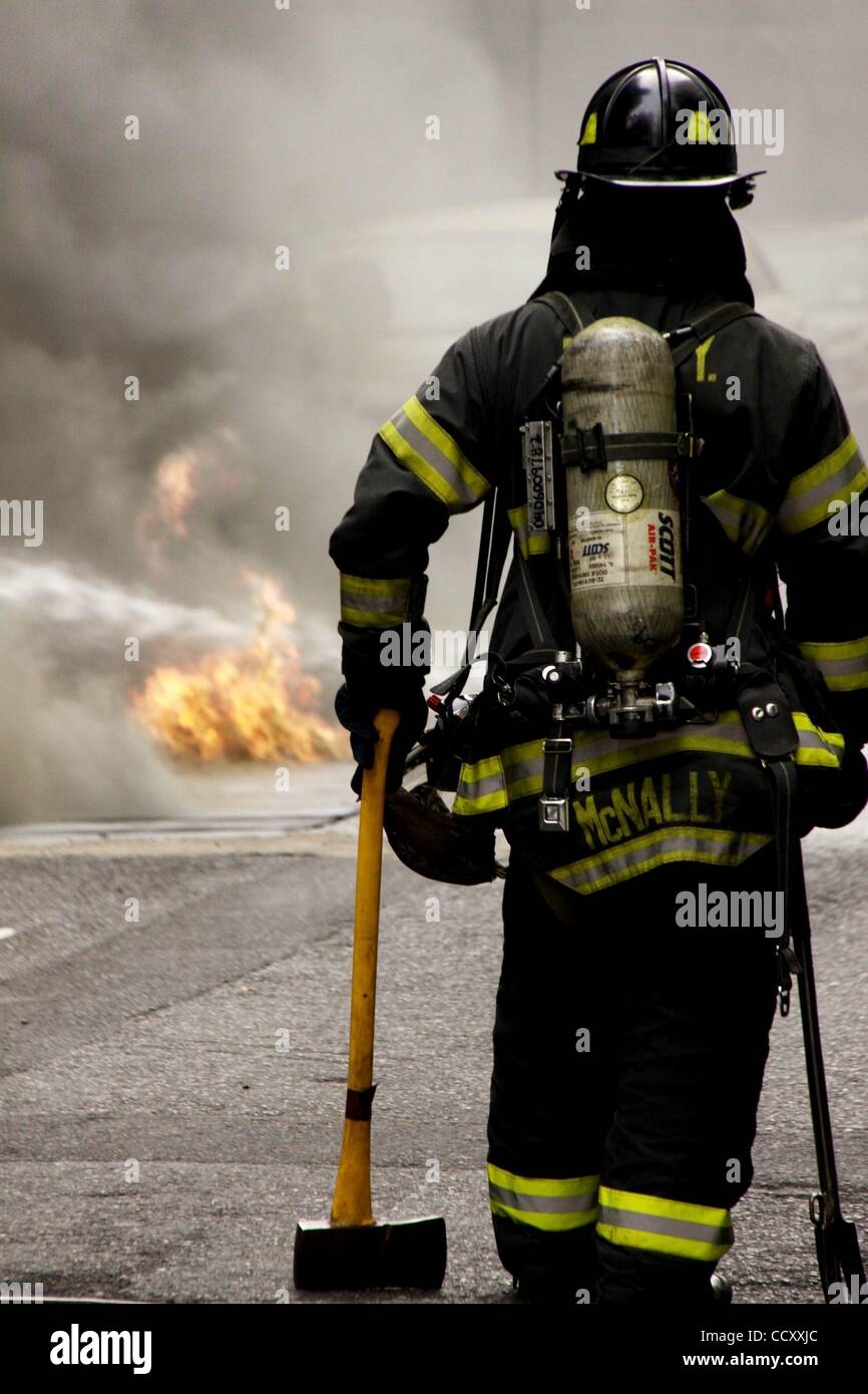 Apr 06, 2010 - New York, New York, USA - A view of a transformer fire ...