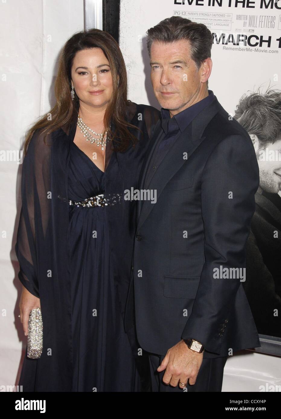 Mar 01, 2010 - New York, New York, USA - Actor PIERCE BROSNAN and KEELY ...