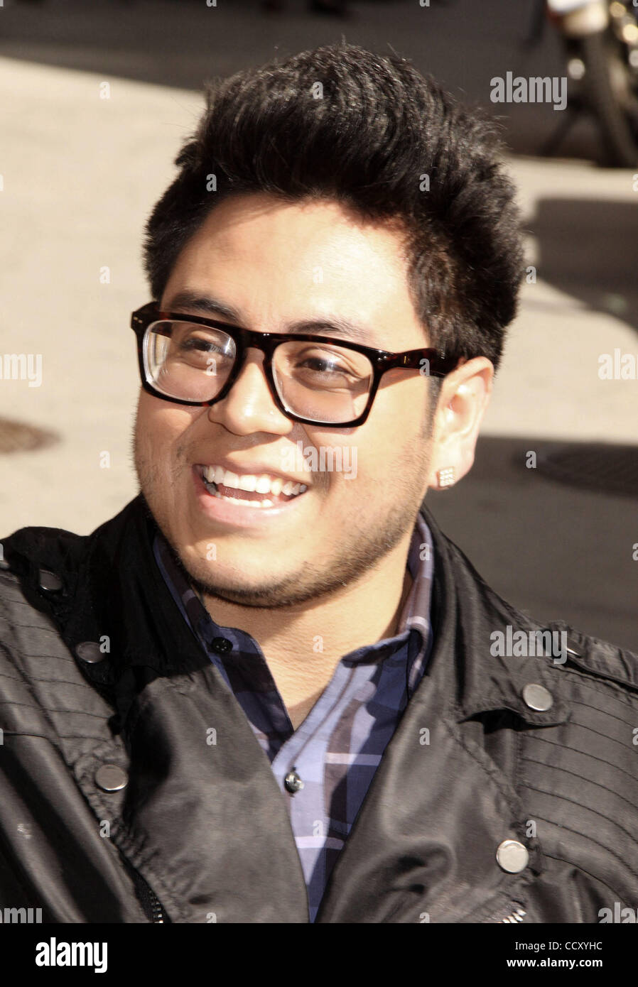 'American Idol' contestant ANDREW GARCIA at his appearance on 'The Late ...