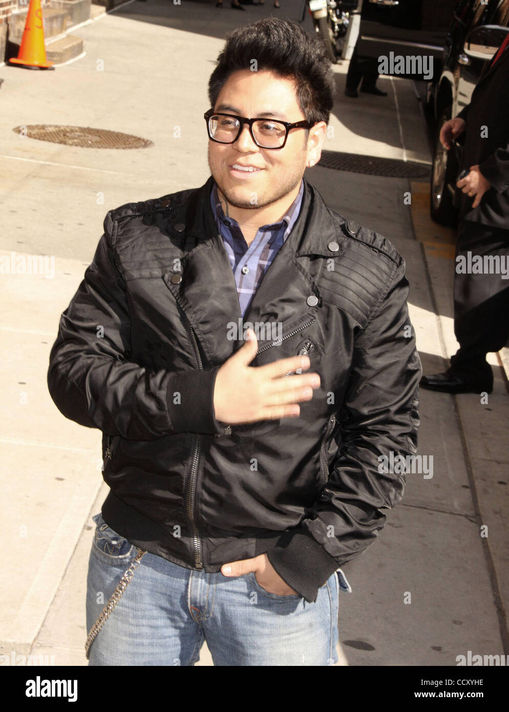 'American Idol' contestant ANDREW GARCIA at his appearance on 'The Late ...