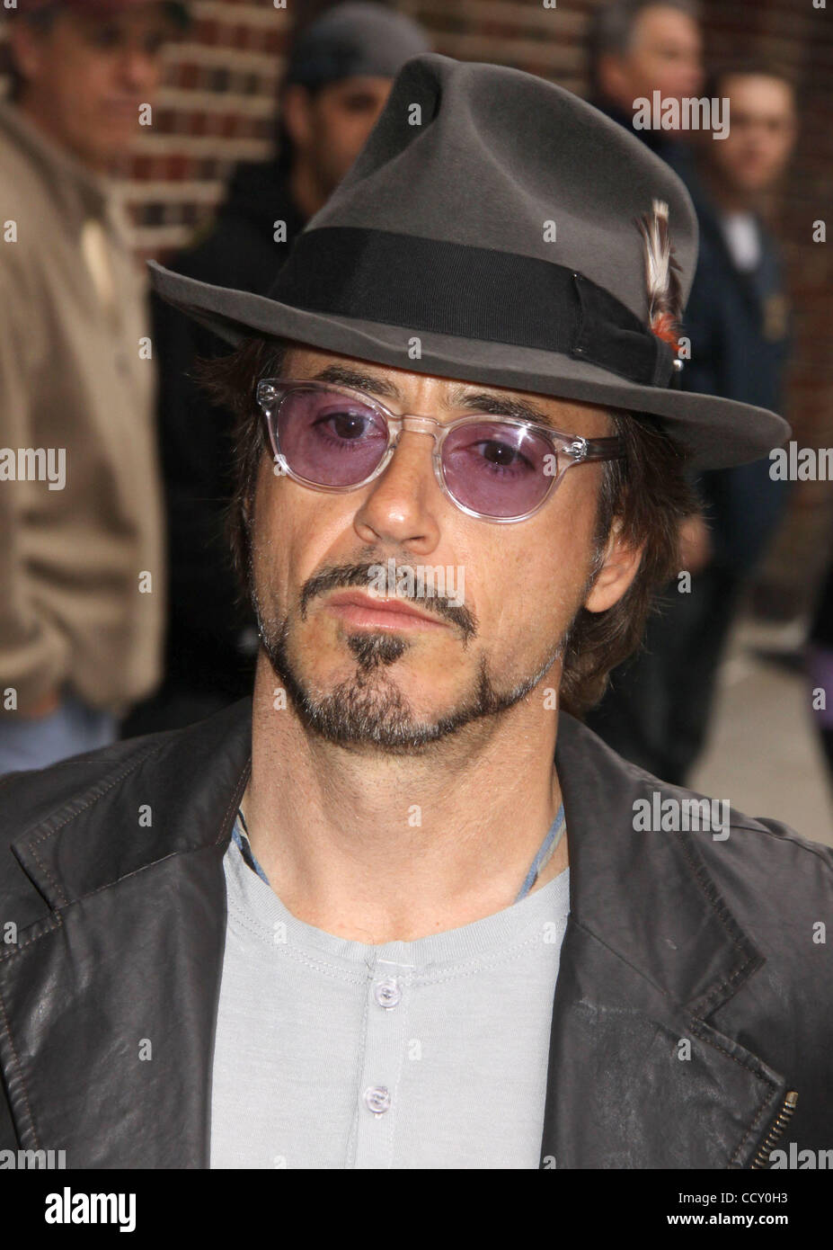 Actor ROBERT DOWNEY JR. at his appearance on 'The Late Show with David ...