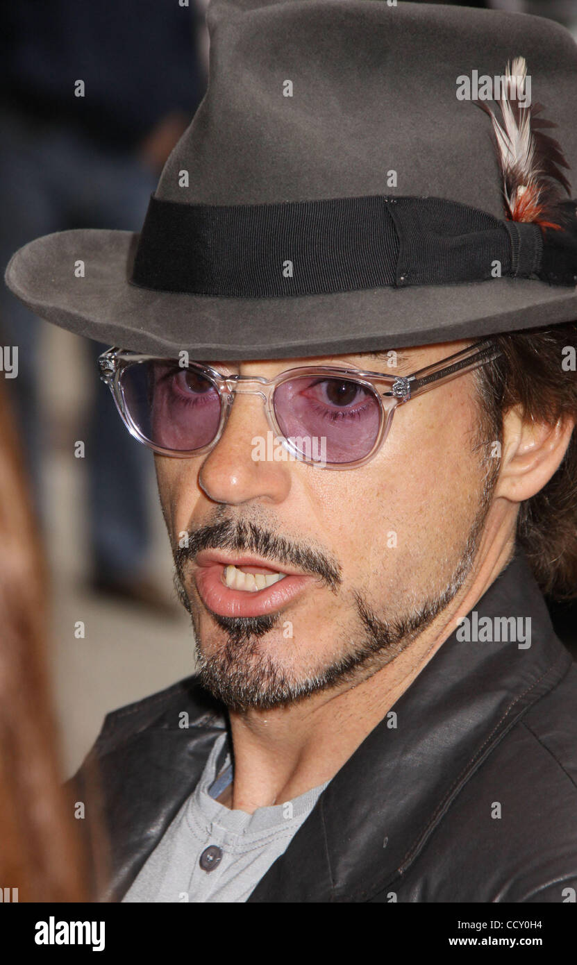 Actor ROBERT DOWNEY JR. at his appearance on 'The Late Show with David ...