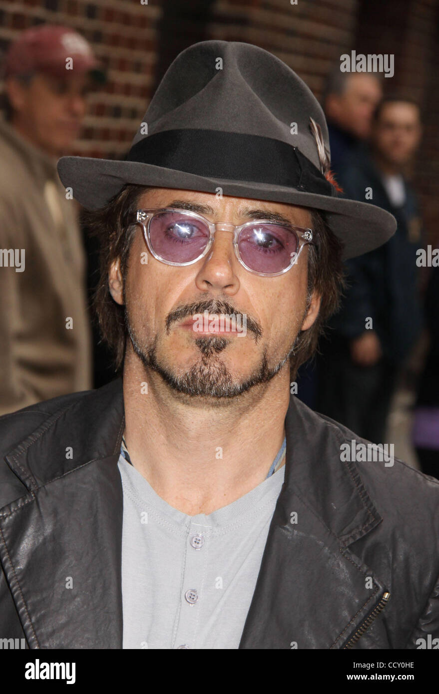 Actor ROBERT DOWNEY JR. at his appearance on 'The Late Show with David ...