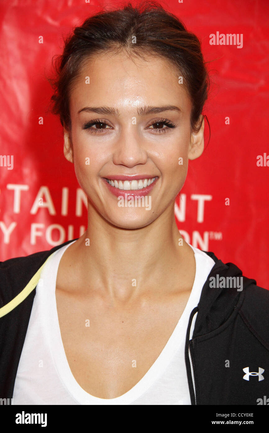 Actress JESSICA ALBA attends the 13th Annual EIF Revlon Run/ Walk For ...