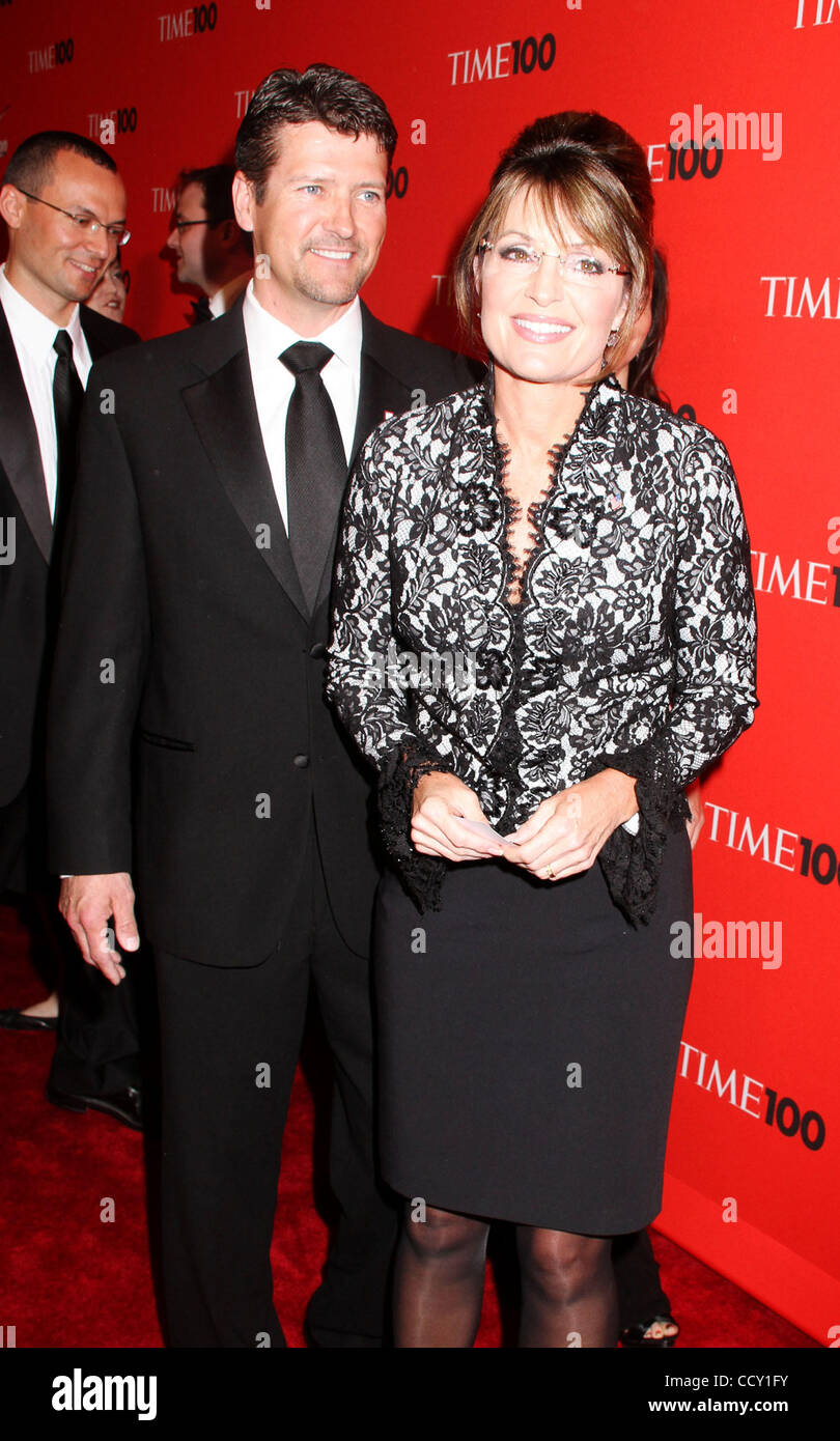 Politician SARAH PALIN and her husband TODD PALIN attend the 2010 Time ...