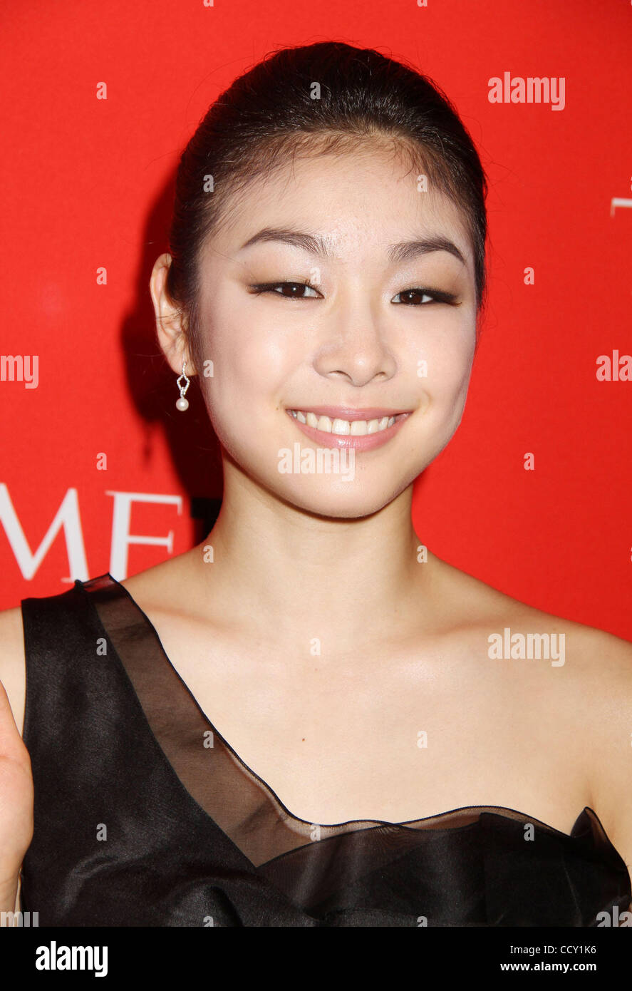 Ice skater gold medal Olympic winner KIM YU-NA attends the 2010 Time ...