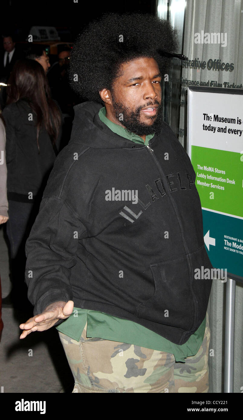 AHMIR THOMPSON aka QUESTLOVE from 'The Roots' attends the premiere of ...