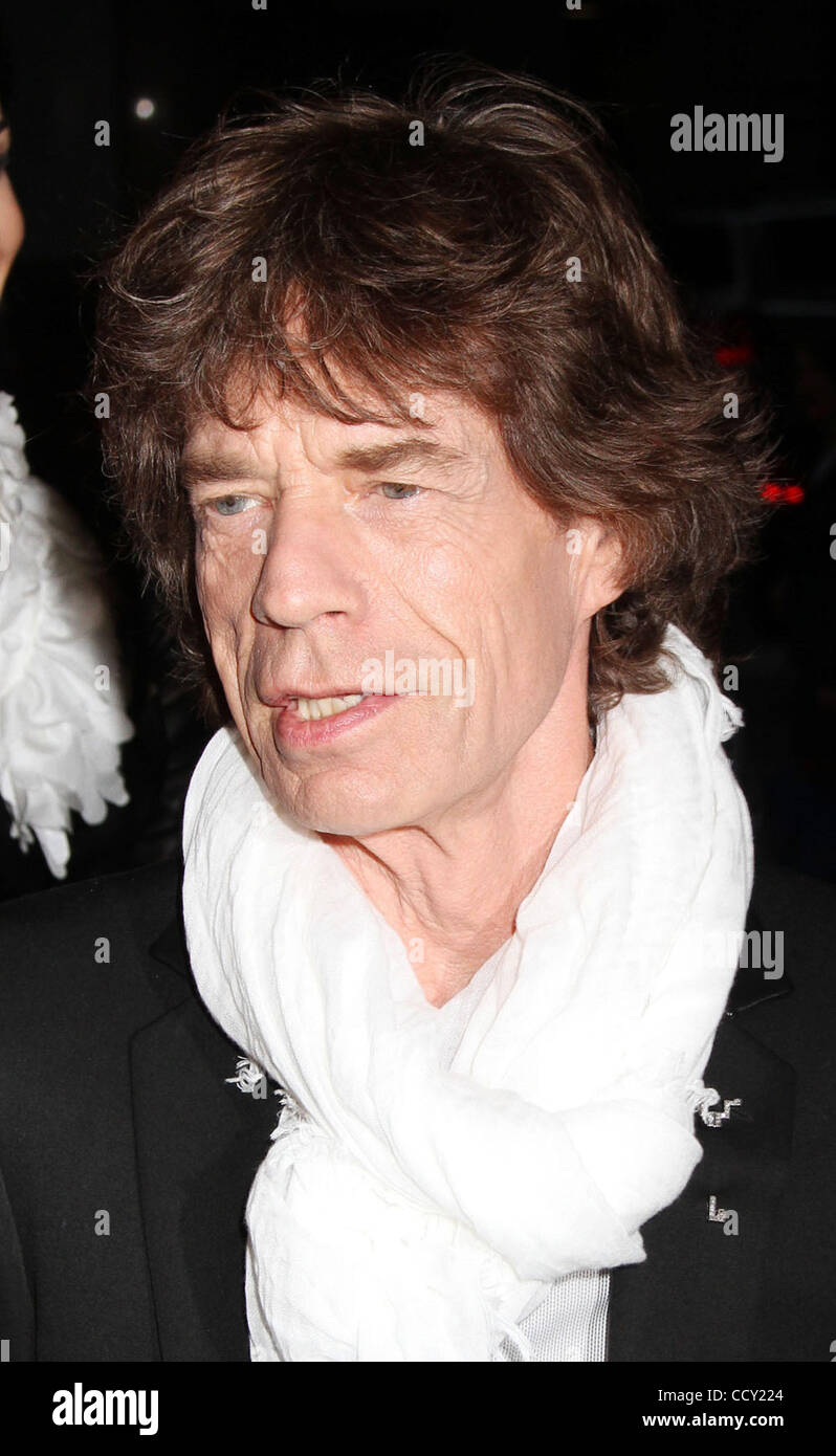 Singer MICK JAGGER attends the premiere of the Rolling Stones new ...