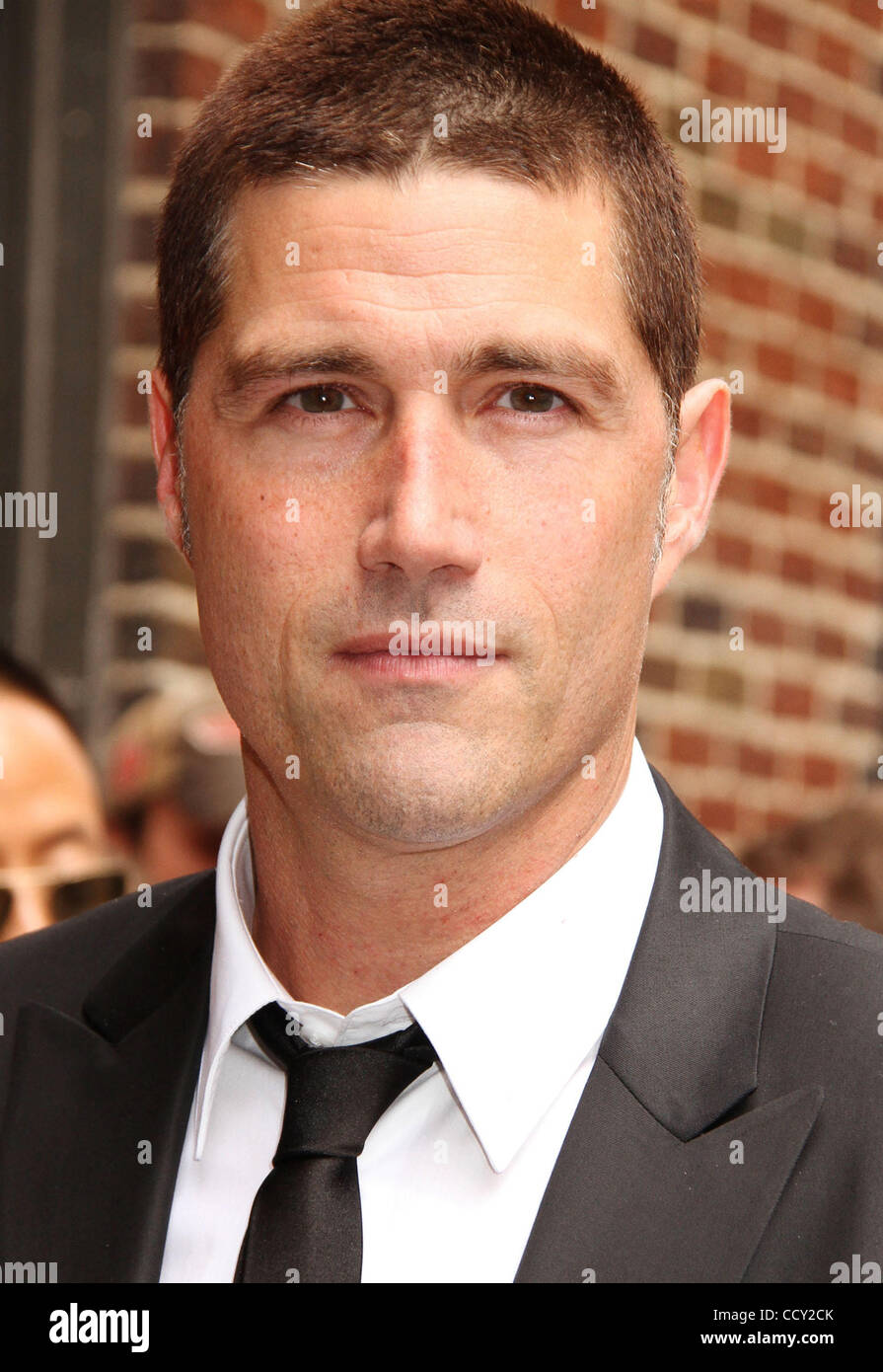 Actor MATTHEW FOX arrives for his appearance on the 'Late Night With ...