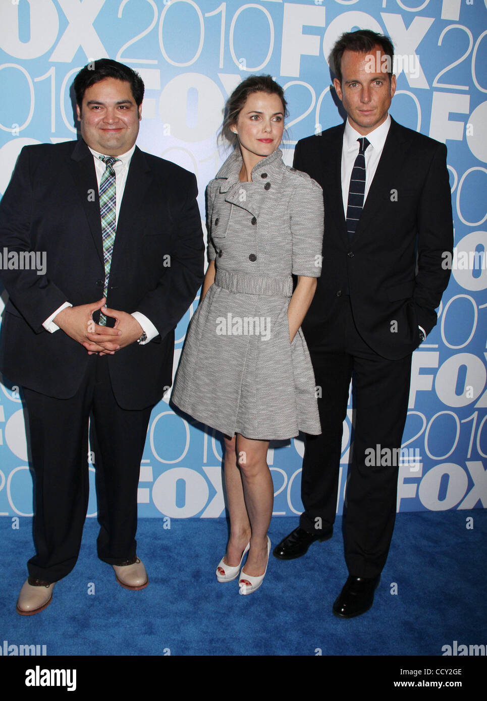 Actors JOE NUNEZ, KERI RUSSELL and WILL ARNETT attend the FOX 2010 ...