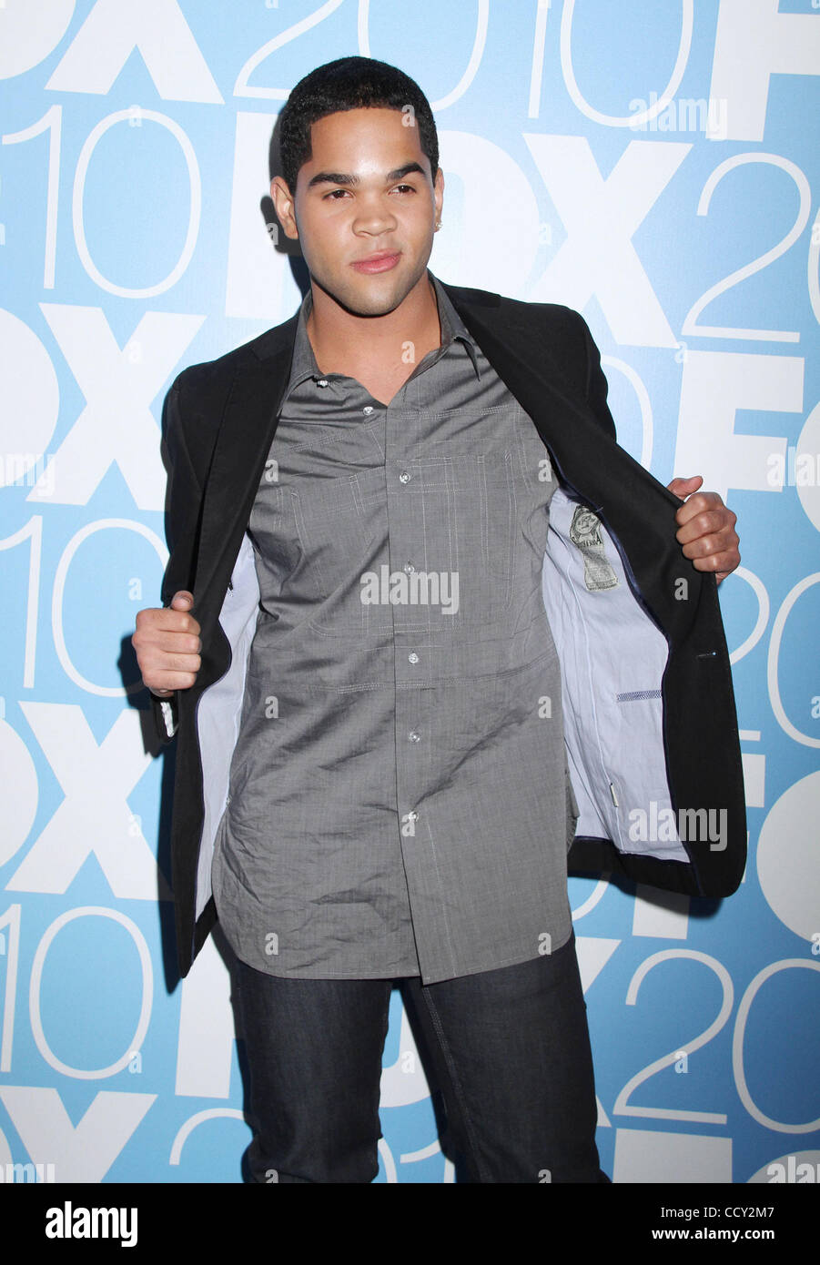 Actor DIJON TALTON attends the FOX 2010 Upfront after-party held at ...