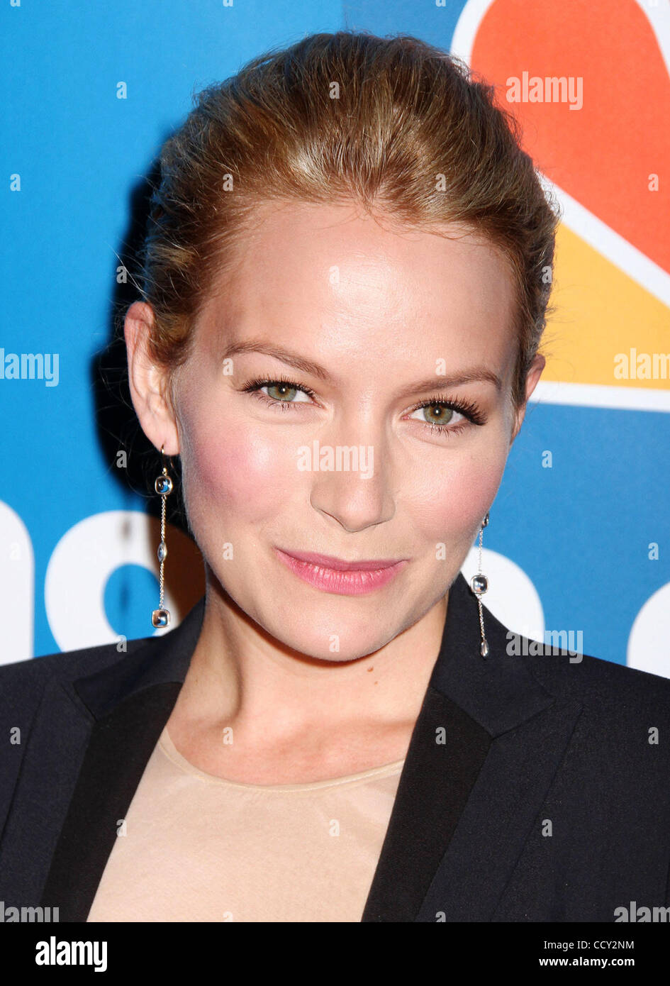 Actor BECKI NEWTON attends the NBC Upfront at the New York Hilton Hotel ...