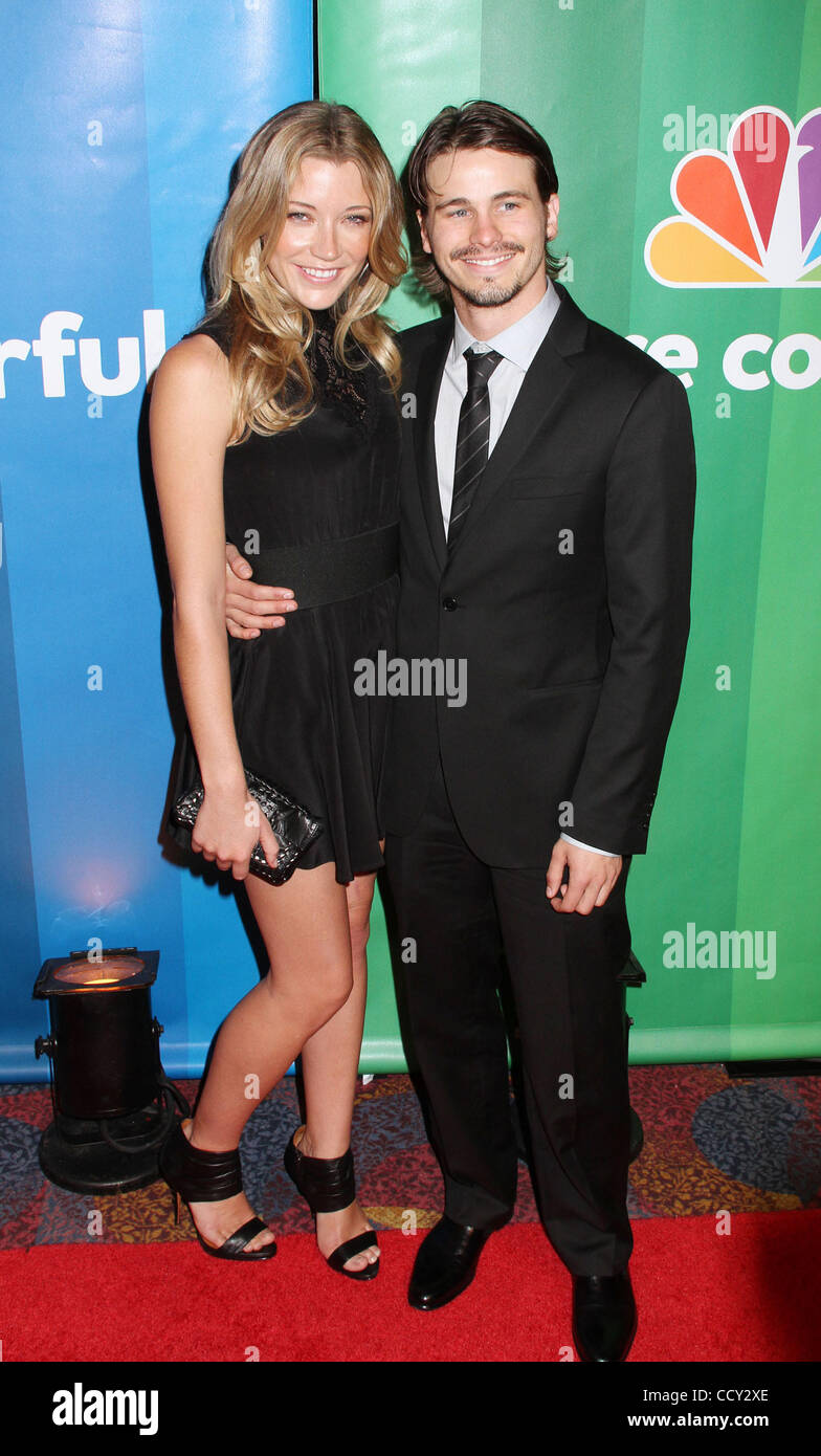 Actors SARAH ROEMER and JASON RITTER attend the NBC Upfront at the New ...