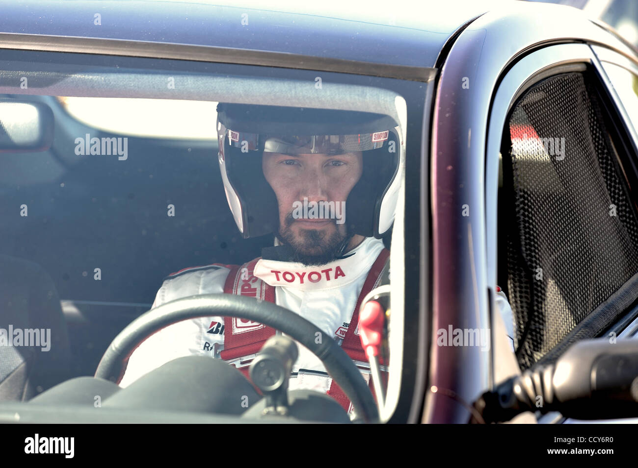 LONG BEACH, CALIF. -- Keanu Reeves during the media day for the Toyota ...