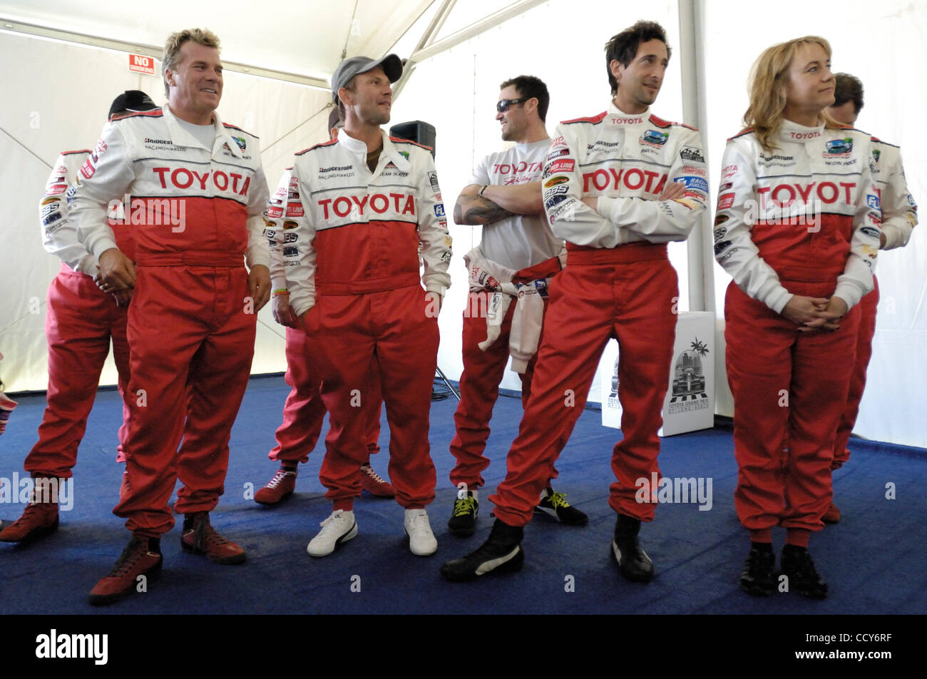 LONG BEACH, CALIF. -- Chris Ashworth, left, Christian Slater, left ...