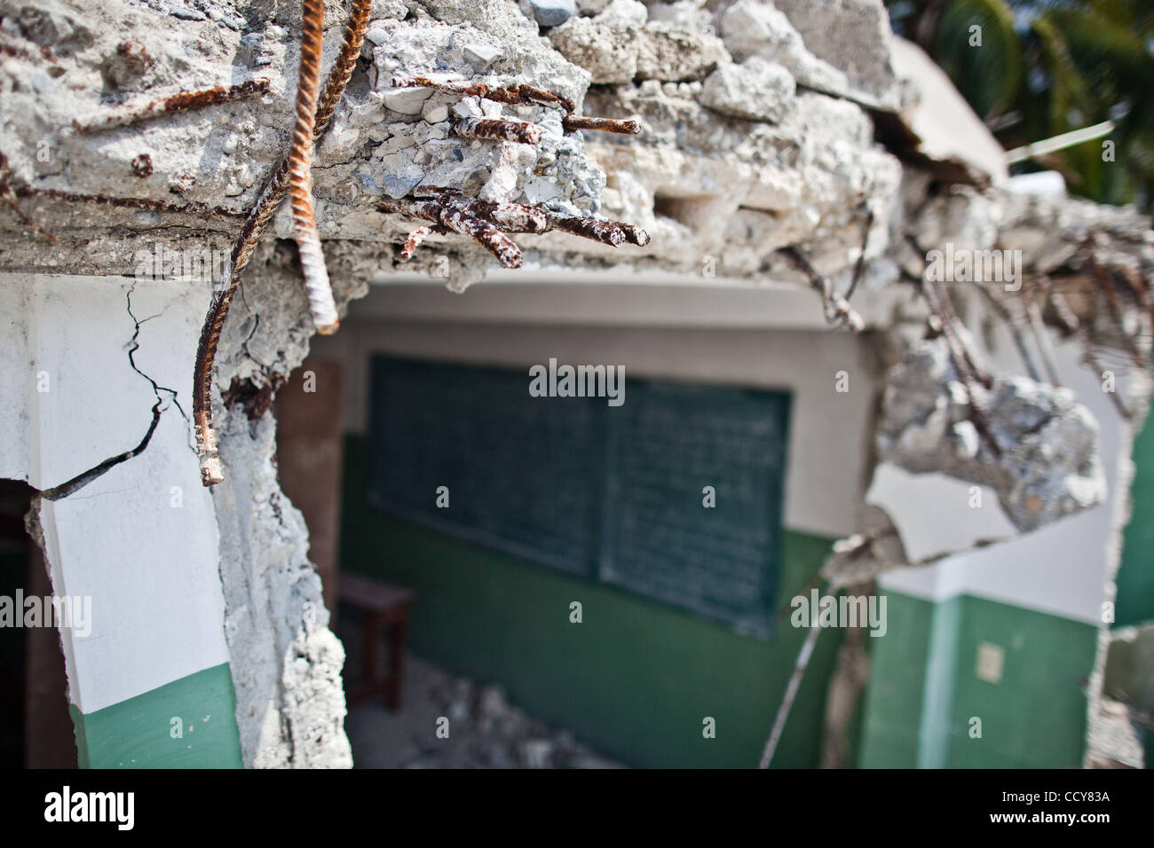 Mar 01, 2010 - Jacmel, Sud-Est, Haiti - This is the only classroom in ...