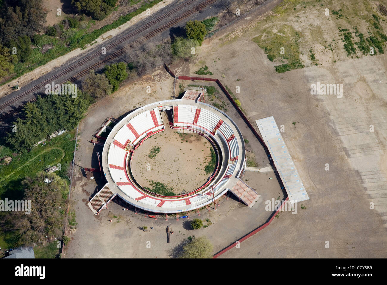 Mar 23, 2010 - Sacramento, California, U.S. - Small town rodeo arena ...
