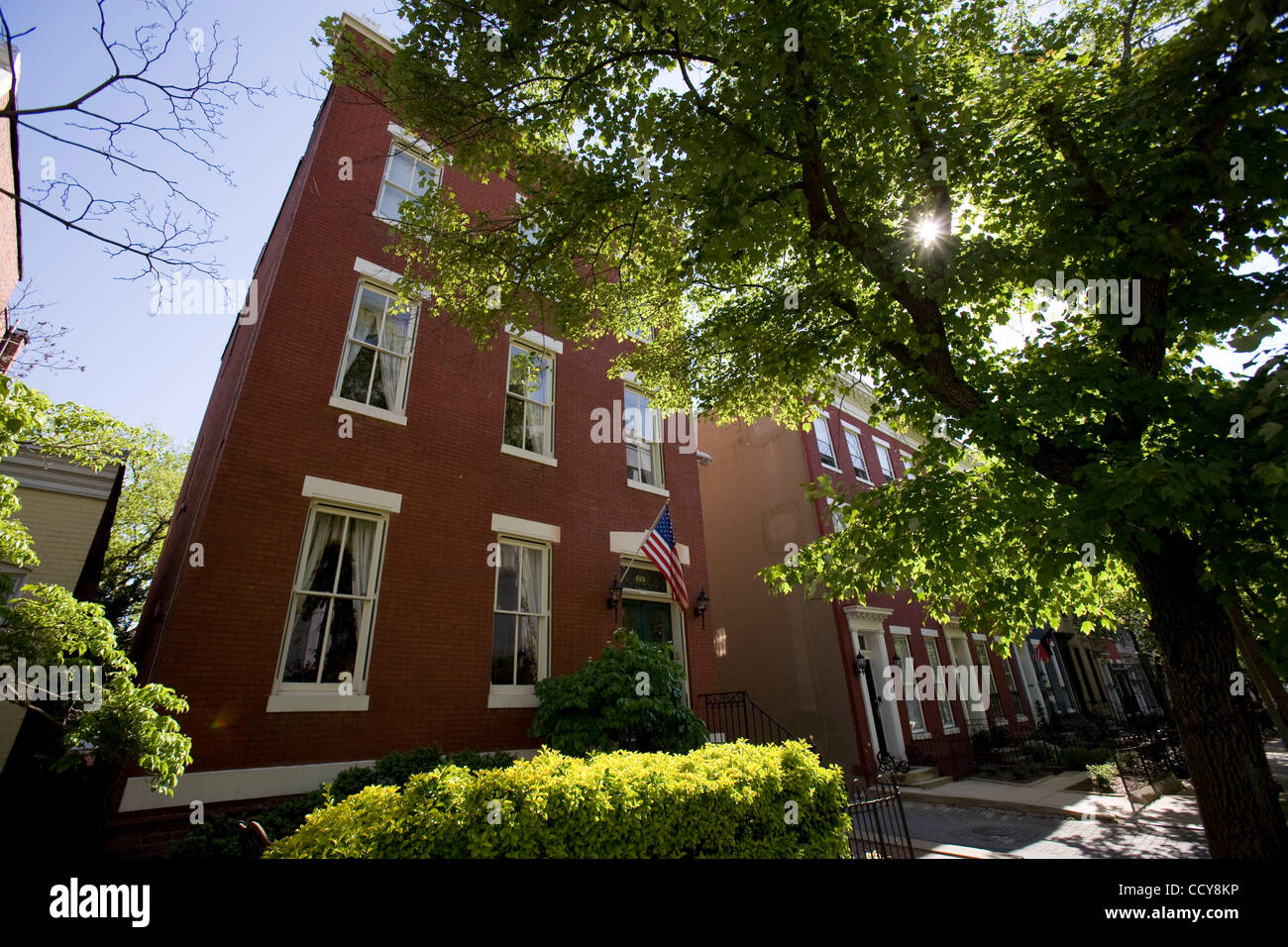 The townhouse at 133 C Street SE in Washington, DC, is home to several ...