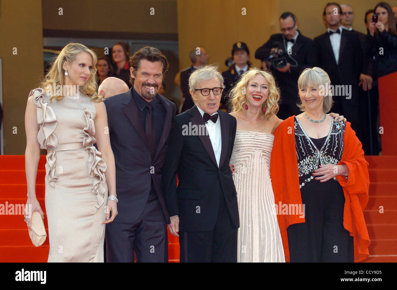 Actors Lucy Punch, Naomi Watts, writer/director Woody Allen, Gemma ...