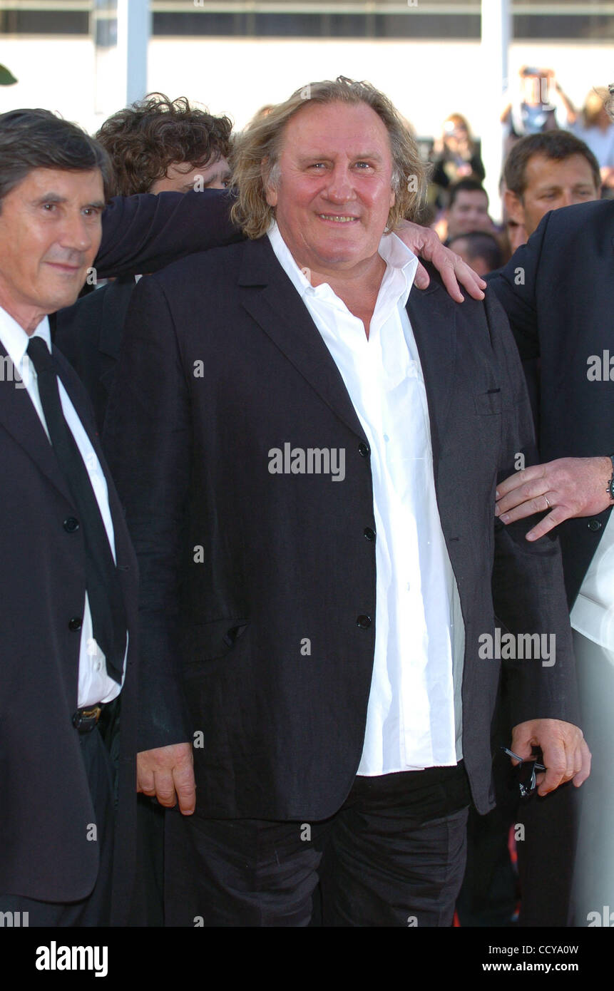 Actor Gerard Depardieu and guests attend the 'Fair Game' Premiere Stock ...