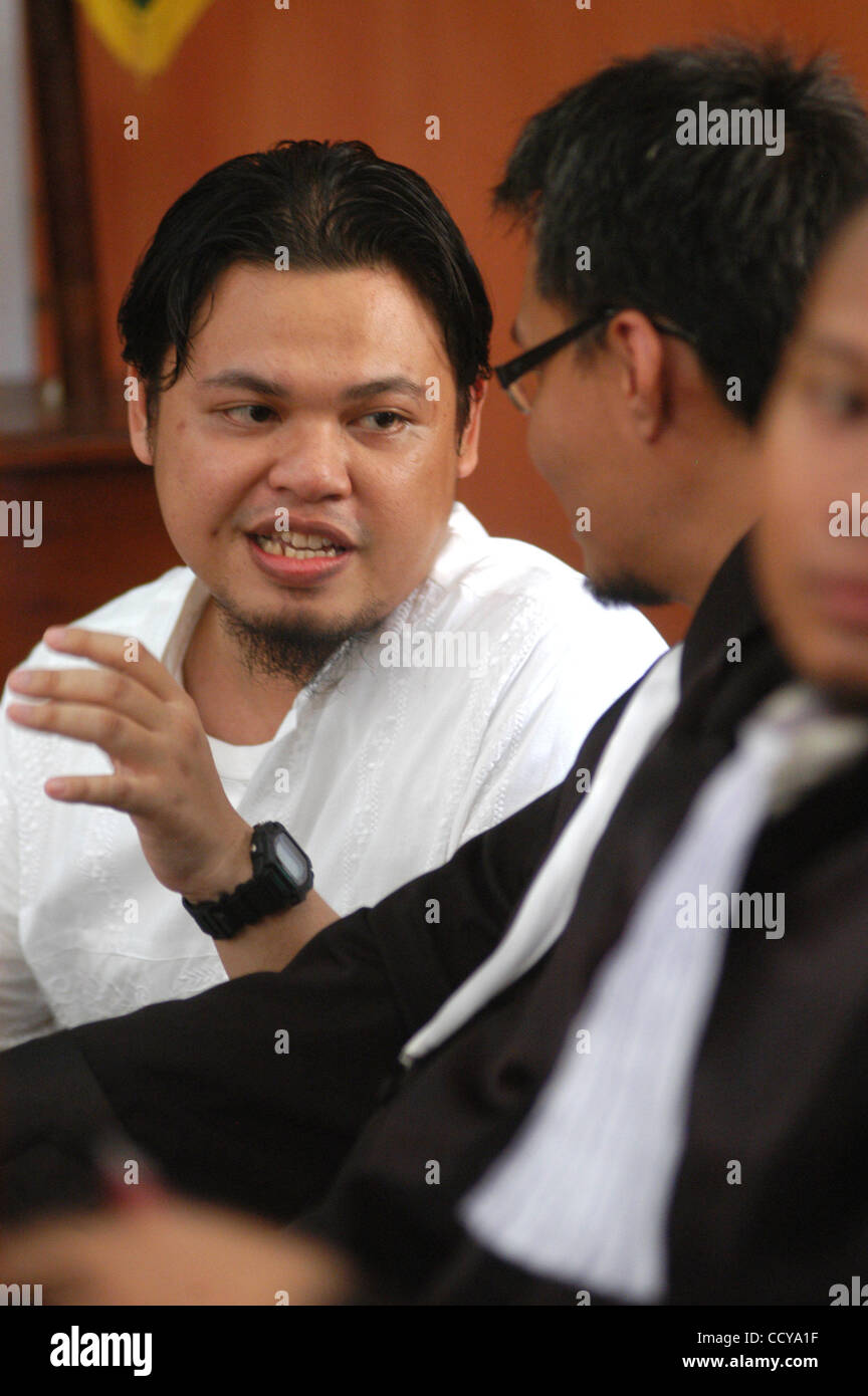 Accused Indonesian MOHAMMED JIBRIL ABDURAHMAN during his trial at a ...