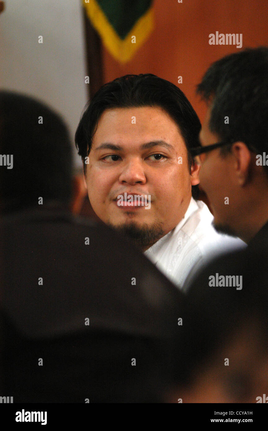Accused Indonesian MOHAMMED JIBRIL ABDURAHMAN during his trial at a ...