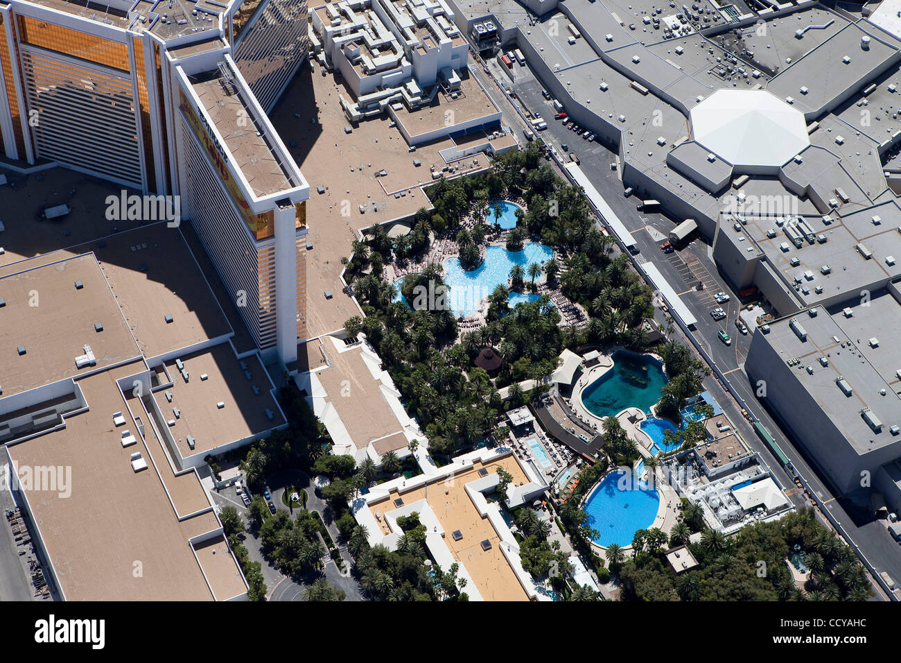 The Mirage Las Vegas Aerial