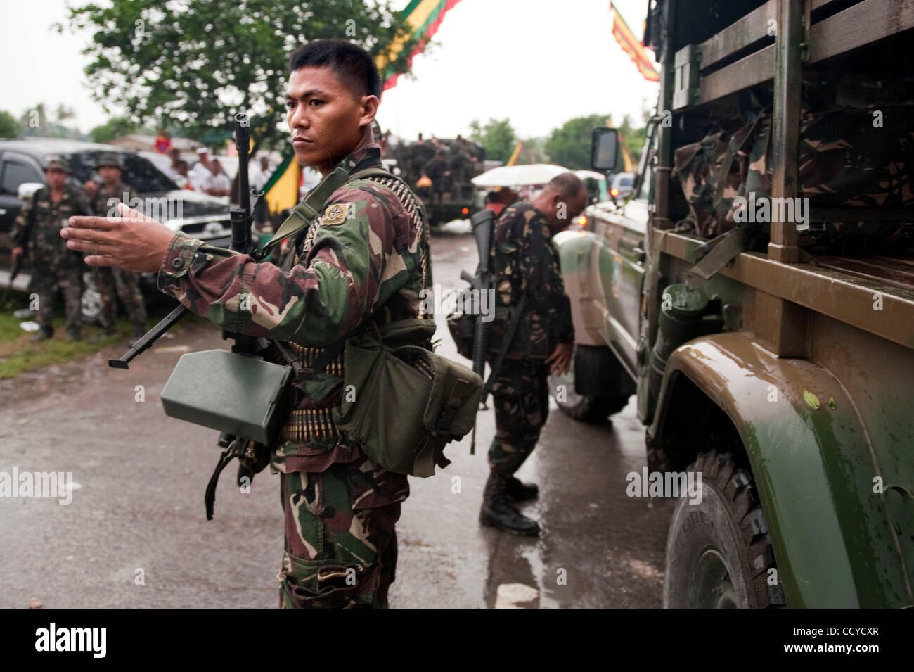 May 10, 2010 - Datu Salibu, Mindanao, Philippines - Soldier of the ...