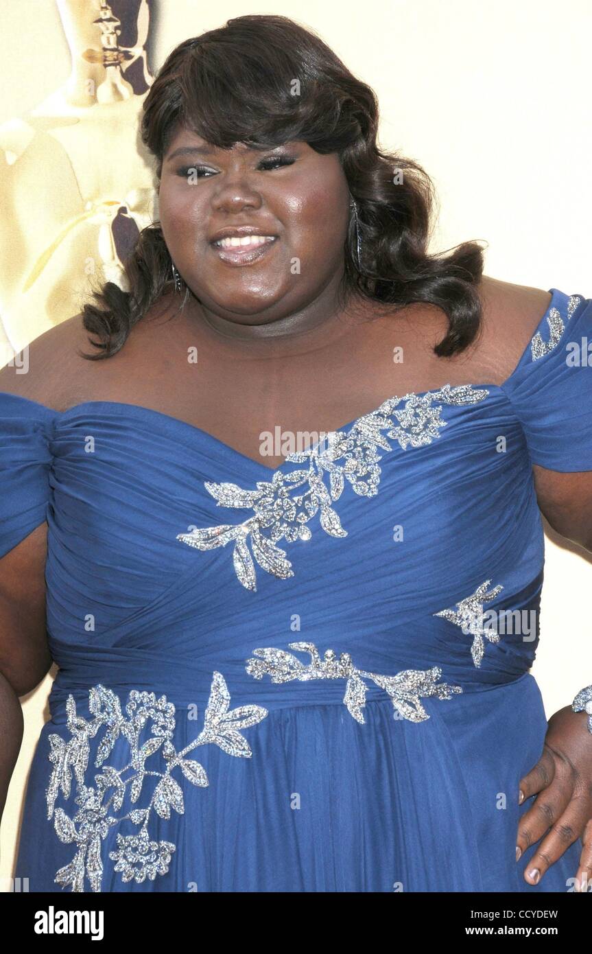 Mar 07, 2010 - Los Angeles, California, USA - Actress GABOUREY SIDIBE ...